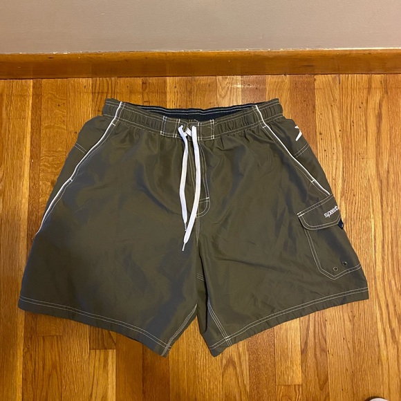 Speedo | Swim | Vintage Army Olive Green Speedo Swim Trunks | Poshmark